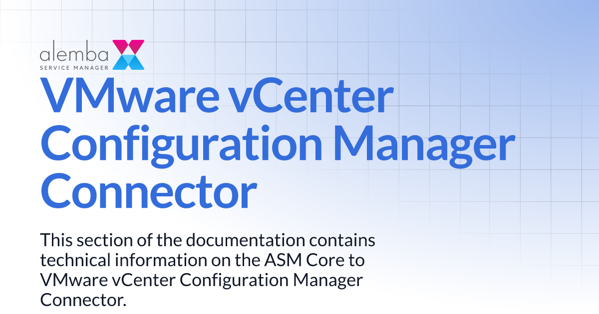 Vmware Vcenter Configuration Manager Connector Asm Eos 10 5