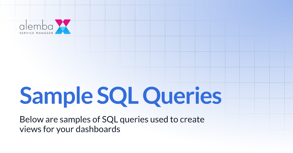 Sample SQL Queries | ASM EOS 10.5