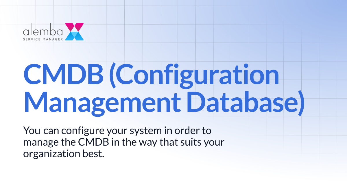 CMDB (Configuration Management Database) | ASM GAIA 10.4