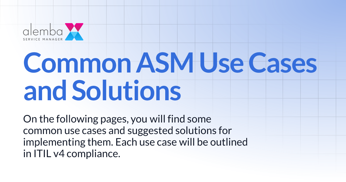 Common ASM Use Cases and Solutions | ASM GAIA 10.4