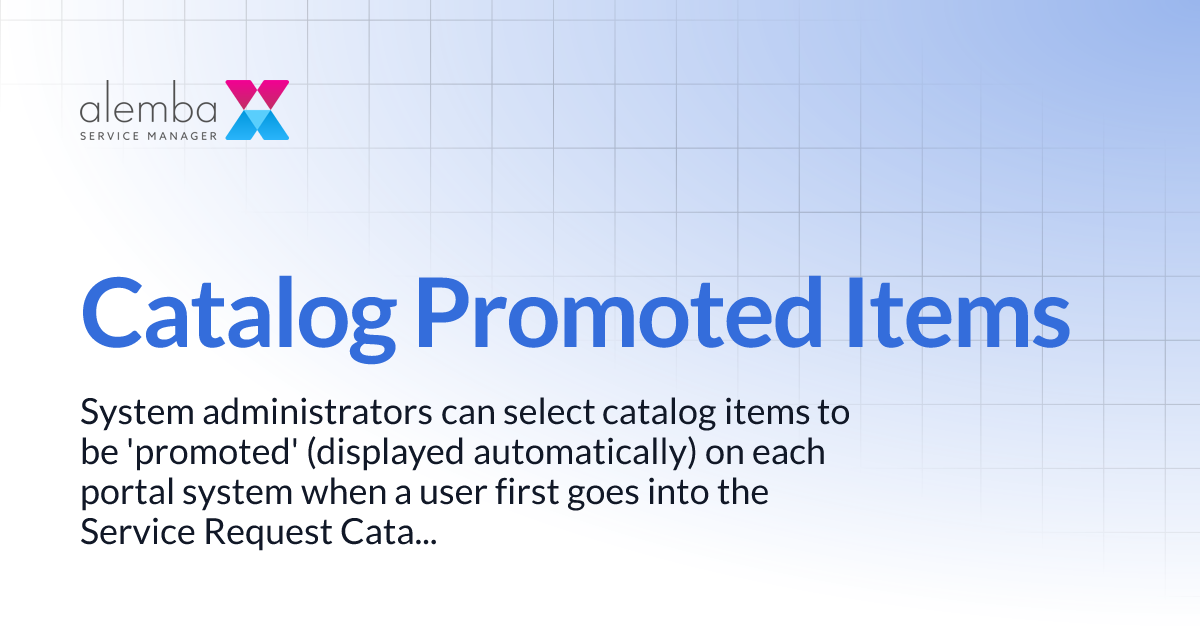 Catalog Promoted Items | ASM Hermes