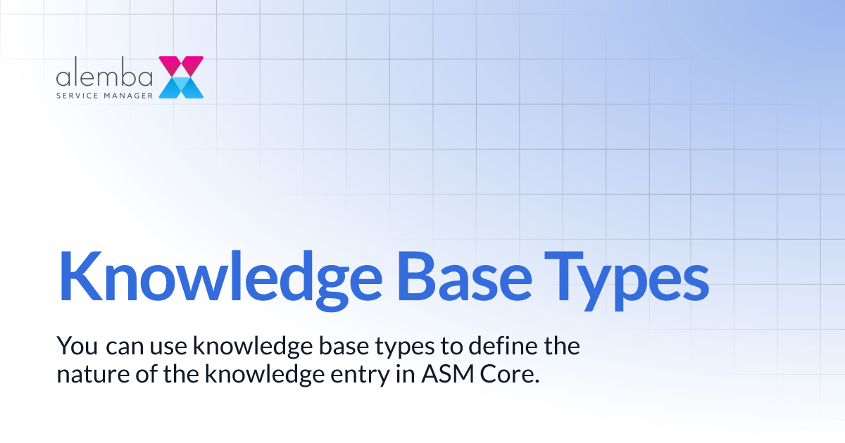 Knowledge Base Types | ASM Hermes