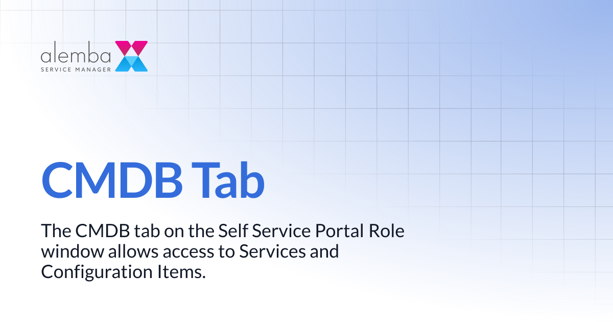 CMDB Tab | ASM Hermes