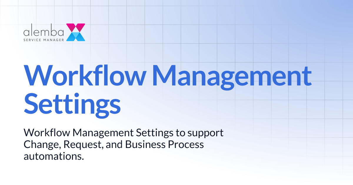 Workflow Management Settings | ASM Hermes