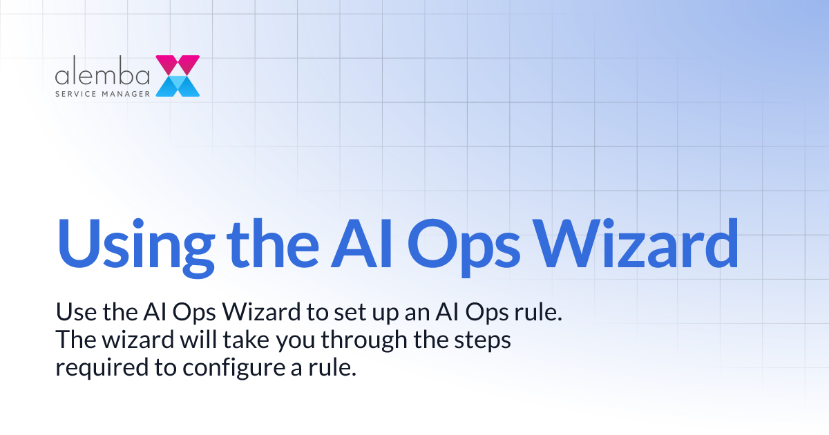 Using the AI Ops Wizard | ASM Hermes