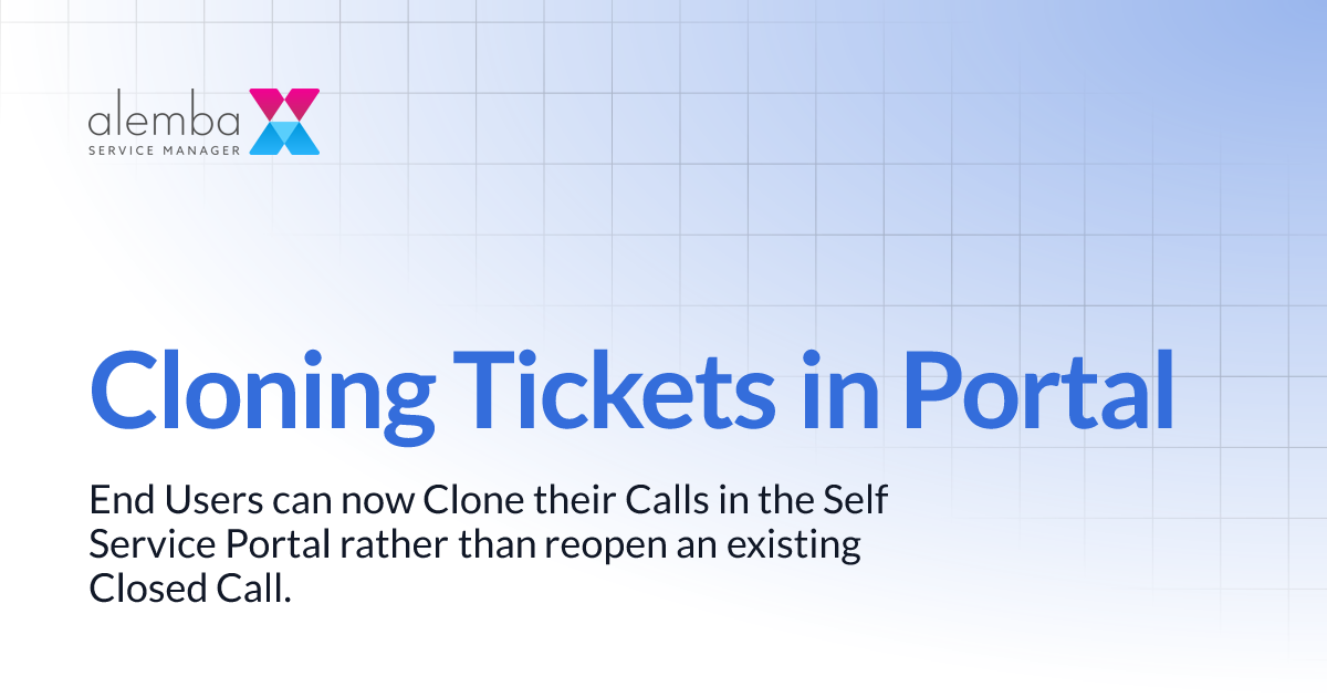 Cloning Tickets in Portal | ASM Hermes