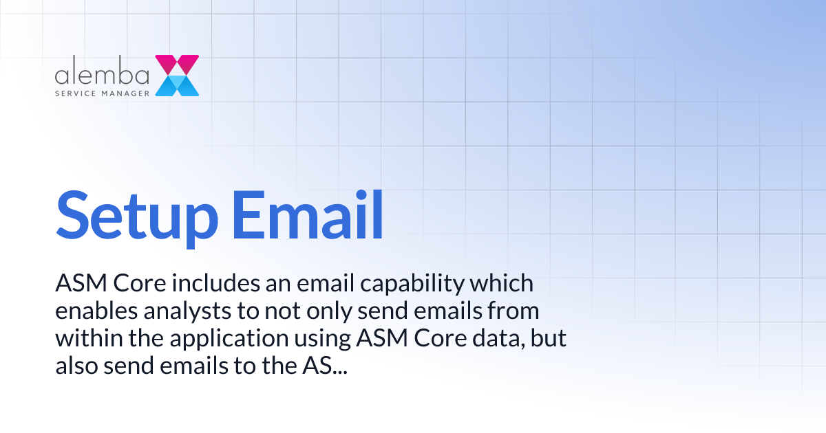 Setup Email | ASM Hermes