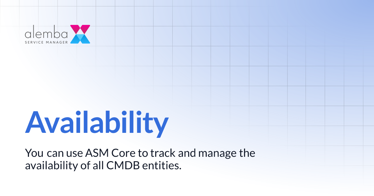 Availability | ASM Legacy Product Documentation