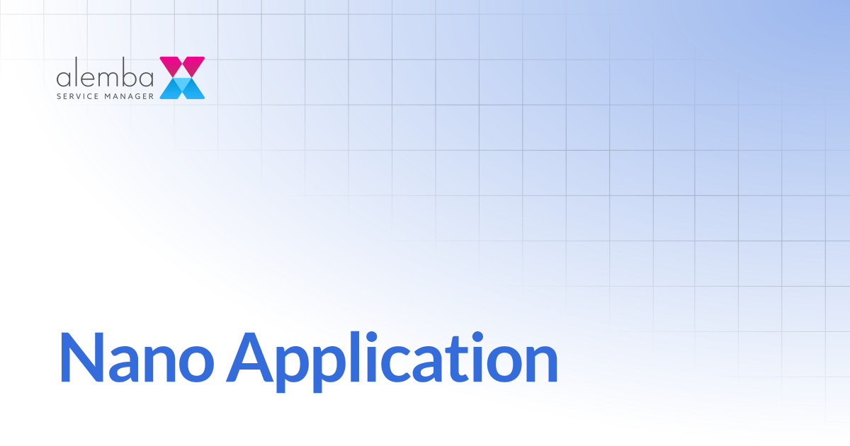 Nano Application | ASM Legacy Product Documentation