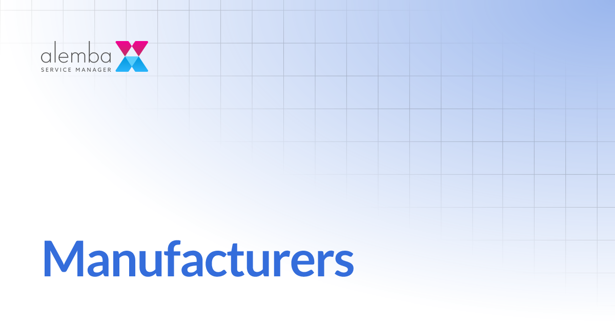 Manufacturers | ASM Legacy Product Documentation